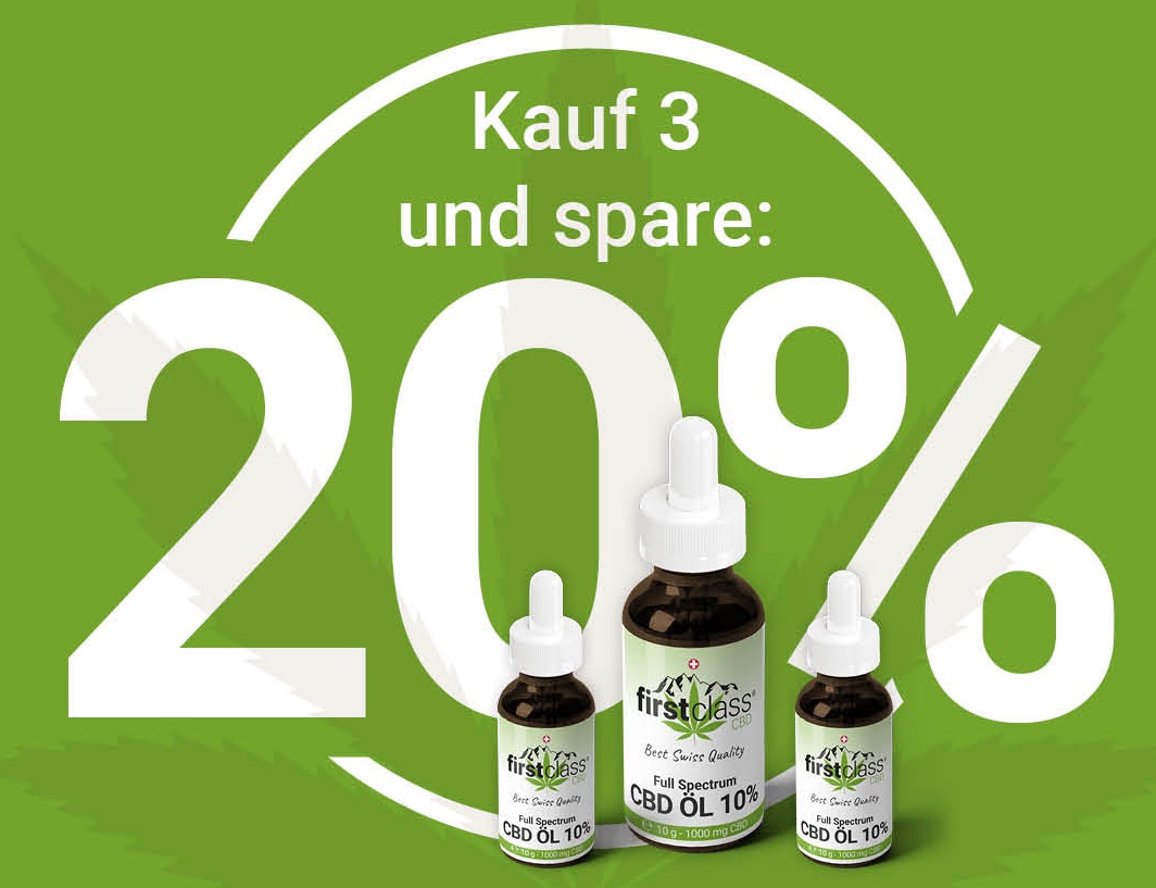 CBD Mengenrabatt – 3 kaufen & sparen | First Class CBD